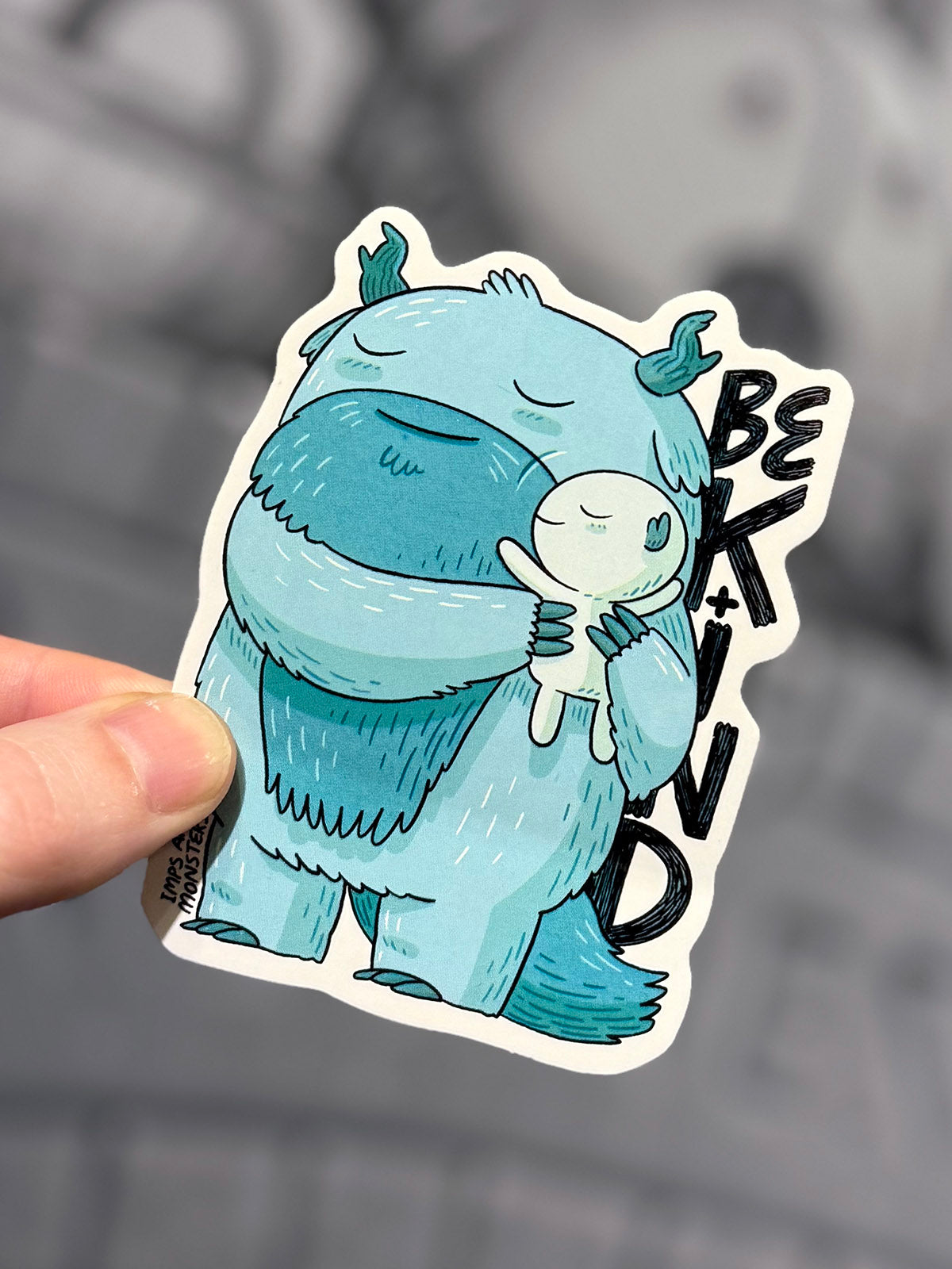 Be Kind Vinyl Sticker – Imps and Monsters LLC