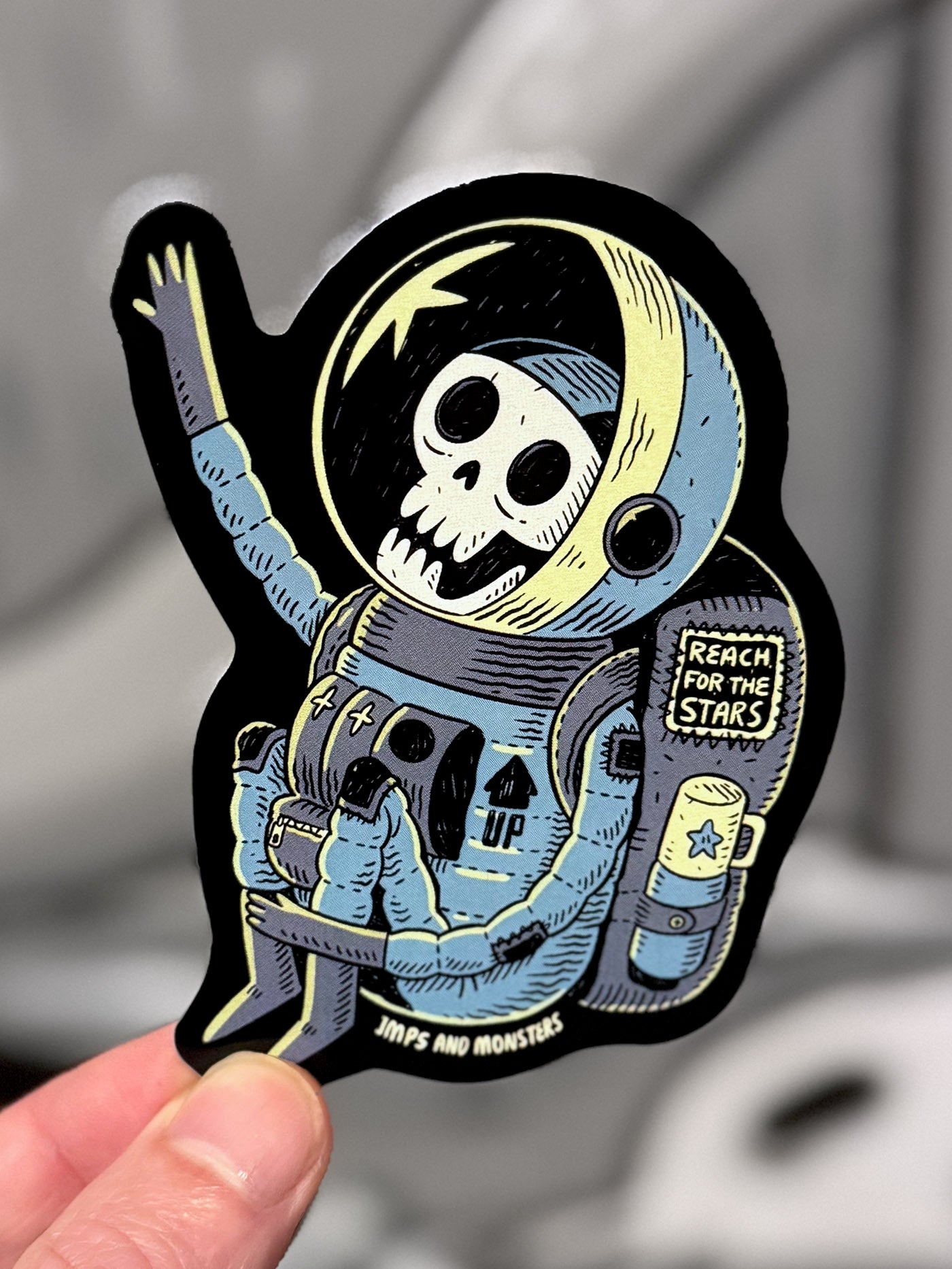 Reach For The Stars Vinyl Sticker – Imps and Monsters LLC